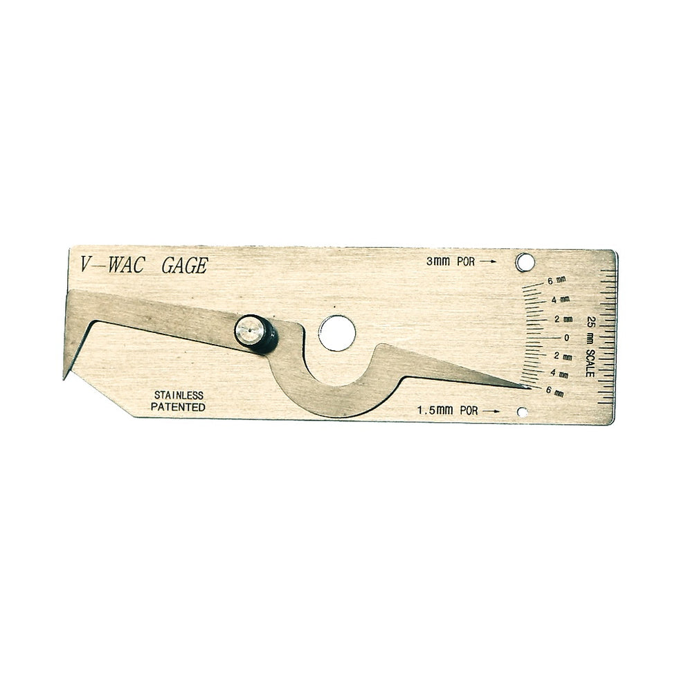 WeldingCity® V-WAC Welding Gauge (inch/mm)